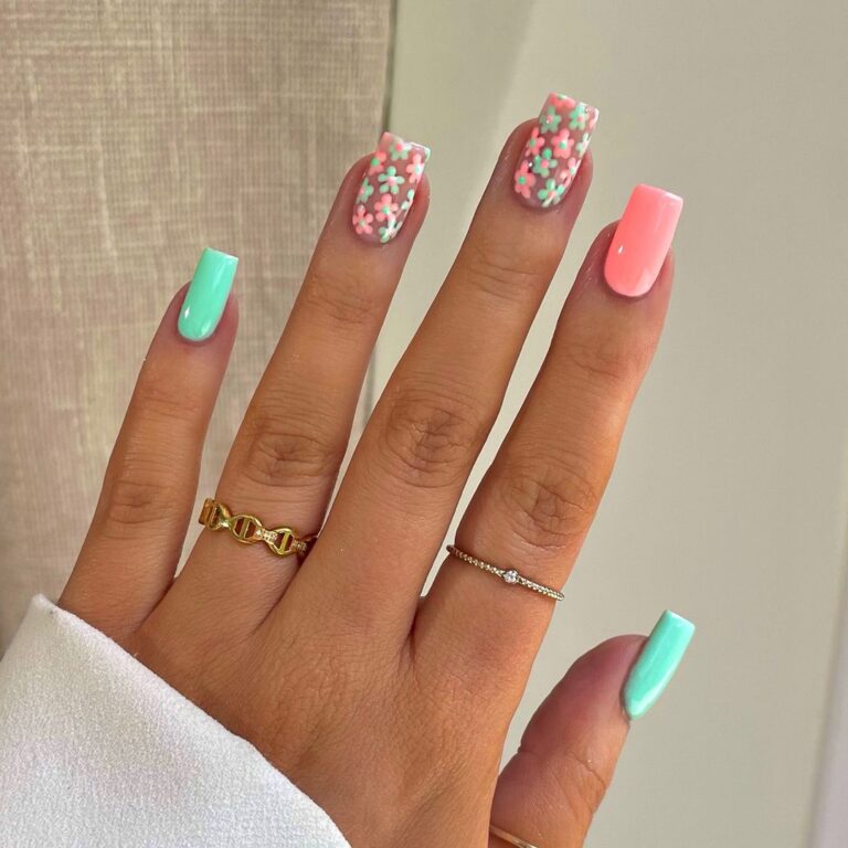 30 Simple Spring Nail Ideas