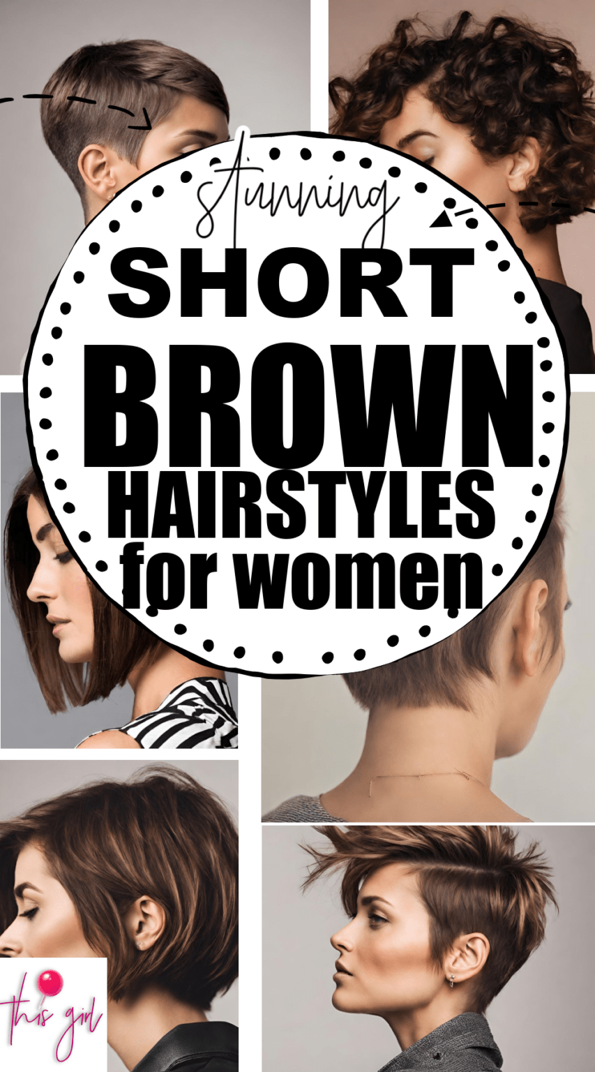 23 Short Brown Hairdos for Women That are Stunning and Edgy